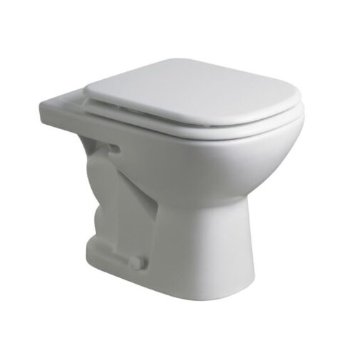 FERRUM - BAR-IN-004-BL - BARI - INODORO CORTO BCO - Sanitarios Gaona