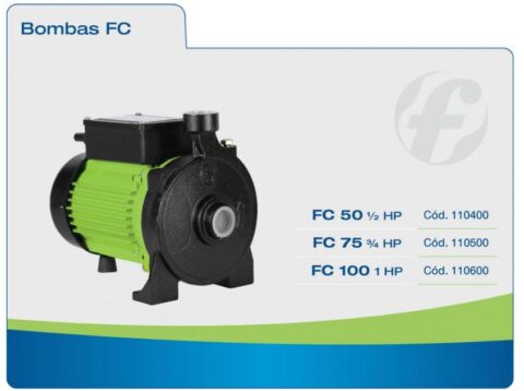 FLUVIAL - LINEA ALTURA - BOMBA CENTRIFUGA - FC 100 - 1 HP - MONOF ...